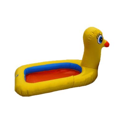 China Inflatable Water Duck Toy for Kids and Adults PVC Outdoor Water Park Game 100kg Capacity for sale