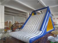 China PVC Inflatable Floating Climbing Water Slide 7.8x3.6x4.5m for Lake Sea Water Park Equipment for sale