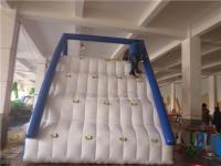 China PVC Inflatable Floating Climbing Water Slide 7.8x3.6x4.5m for Lake Sea Water Park Equipment for sale