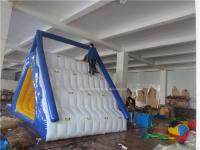 China PVC Inflatable Floating Climbing Water Slide 7.8x3.6x4.5m for Lake Sea Water Park Equipment for sale