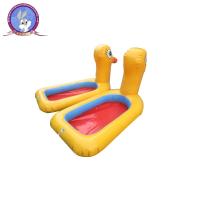 China Inflatable Yellow Duck Water Floating Toy 2x1.2m PVC Tarpaulin 0.9mm Thickness for Commercial Amusement Park for sale