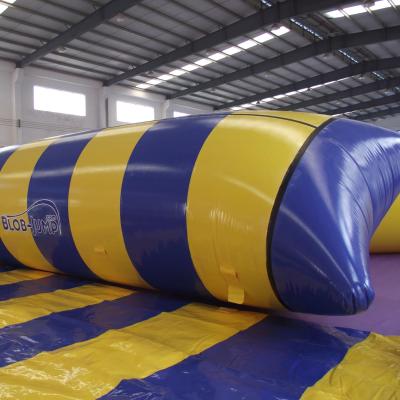 China Inflatable Water Park Ejection Bag for Water Games PVC 2 Year Warranty Custom Size for sale