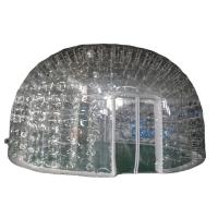 China Inflatable Clear Bubble Tent 5.3m Diameter Waterproof Double Layer Camping Tent for sale