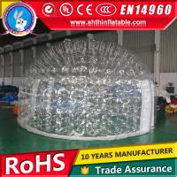 China Inflatable Clear Bubble Tent 5.3m Diameter Waterproof Double Layer Camping Tent for sale