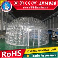 China Inflatable Clear Bubble Tent 5.3m Diameter Waterproof Double Layer Camping Tent for sale