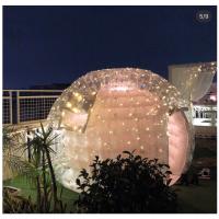 China Outdoor Inflatable Transparent Bubble Tent 4-6 Person with Electric Air Pump Custom Size Camping for sale