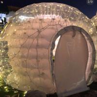 China Outdoor Inflatable Transparent Bubble Tent 4-6 Person with Electric Air Pump Custom Size Camping for sale