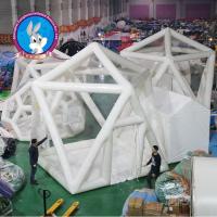 China Inflatable Transparent Dome Tent 3m 6m Diameter PVC Bubble Tent for Camping Event Promotion for sale