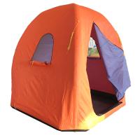 China Roof Top Inflatable Tent Four Season Double Layer PVC Camping Shelter with Skylight Custom Size for sale