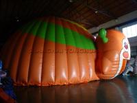 China Outdoor Waterproof Inflatable Tent Commercial Small Snail Dome Tent 2.5x2.5m for Camping for sale