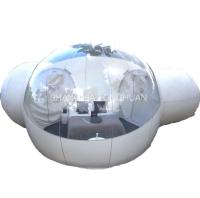 China Transparent Inflatable Bubble Tent PVC Clear Dome Camping Hotel 3m 4m 5m Fireproof UV for sale