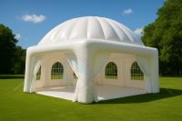 China Custom Inflatable Wedding Tent White 20-200 sqm PVC Event Tent for Outdoor Celebrations for sale