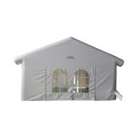 China PVC Waterproof Inflatable One Bedroom Tent 9x6x4m Quick Opening Commercial Rental Shelter for sale
