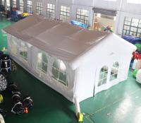 China PVC Waterproof Inflatable One Bedroom Tent 9x6x4m Quick Opening Commercial Rental Shelter for sale