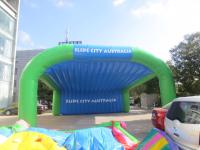 China Customized Inflatable Dome Tent 6-30m Diameter PVC Oxford Fabric for Camping Party for sale