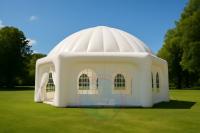 China Custom Durable White Inflatable PVC Palace Tent 20-200 sqm for Weddings Events Exhibitions for sale