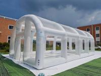 China Custom Inflatable Event Tent 10x10m Wedding Party Shelter with Transparent Sidewalls for sale