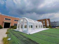 China Custom Inflatable Event Tent 10x10m Wedding Party Shelter with Transparent Sidewalls for sale