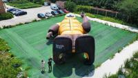 China Giant Inflatable Event Tent 50+ Person Space Astronaut Theme PVC Durable Commercial Outdoor Exhibition Prop for sale