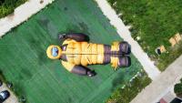 China Giant Inflatable Event Tent 50+ Person Space Astronaut Theme PVC Durable Commercial Outdoor Exhibition Prop for sale