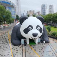 China Custom Inflatable Panda Tent 4m Walk In Animal Shelter for Outdoor Events Commercial Promotions for sale