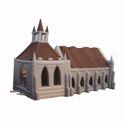 China European Style Inflatable Tent Grey Church Inflatable House Outdoor Tent 30-200 sqm PVC for sale