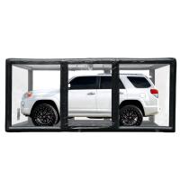 China Outdoor Transparent Inflatable Car Tent Cover Waterproof PVC 5.5x2.5x1.7m for sale