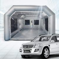 China Outdoor Transparent Inflatable Car Tent Cover Waterproof PVC 5.5x2.5x1.7m for sale