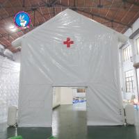 China Inflatable Decontamination Tent 10x6x5m Waterproof PVC Disinfection Shed Medical First Aid Shelter for sale