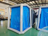 China Inflatable Decontamination Tent Dual Chamber 2.5m x 3m Water Inlet Drainage Emergency Shelter for sale