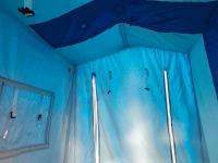 China Inflatable Decontamination Tent Dual Chamber 2.5m x 3m Water Inlet Drainage Emergency Shelter for sale