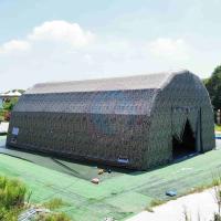 China Large Custom Inflatable Emergency Tent Shelter 200sqm Storage Warehouse Rapid Setup Outdoor Field Support for sale