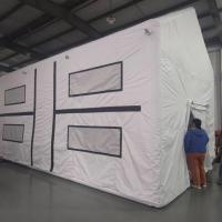 China Large Inflatable Camping Tent 10x8x4m PVC Waterproof Four Season Outdoor Shelter for Events for sale