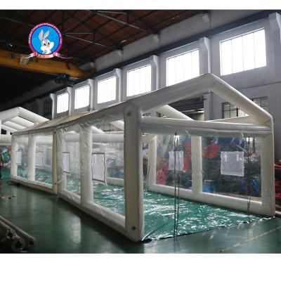 China Inflatable Medical Tent 6x5x3.2m PVC Emergency First Aid Shelter Decontamination Shelter for sale