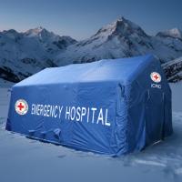 China Custom Inflatable Emergency Hospital Tent 80 sqm for Outdoor Medical Rescue Disaster Relief and Field Treatment for sale