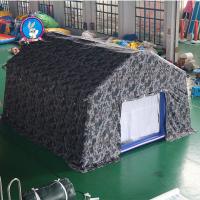 China Inflatable Medical Tent Custom Emergency Shelter Oxford Fabric Air Beam Structure 20m2 Rescue Camp Field Treatment for sale