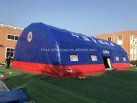 China PVC Inflatable Tent Large Space Emergency Shelter Custom Command Structure With Multi Window Layout for Disaster Relief, Outdoor Deployment, and Temporary Project Support for sale