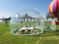China Custom Inflatable Bubble Dome Tent with LED Lighting System for Outdoor Events for sale