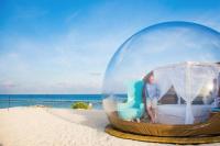 China Custom Inflatable Bubble Tent Clear Dome House 2-8 Person PVC Camping Shelter for sale
