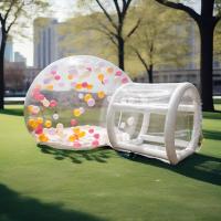 China Custom Inflatable Bubble Tent Clear Dome Balloon House for Commercial Outdoor Camping 3m for sale