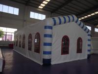 China Custom Large Inflatable Camping Tent 4 Season Waterproof Oxford Fabric Outdoor Party Tent for sale