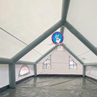 China Custom Inflatable Tent 4 Season PVC Waterproof Portable Air Sealed Camping Shelter for Outdoor Commercial Use for sale