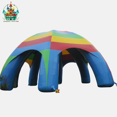 China Large Inflatable Dome Tent for Sale Durable Outdoor Shelter 10 Person 210D Oxford for sale