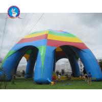 China Large Inflatable Dome Tent for Sale Durable Outdoor Shelter 10 Person 210D Oxford for sale