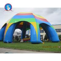China Large Inflatable Dome Tent for Sale Durable Outdoor Shelter 10 Person 210D Oxford for sale