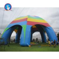 China Large Inflatable Dome Tent for Sale Durable Outdoor Shelter 10 Person 210D Oxford for sale