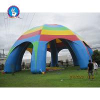 China Large Inflatable Dome Tent for Sale Durable Outdoor Shelter 10 Person 210D Oxford for sale