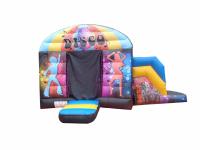 China Portable Inflatable LED Disco Tent Igloo 5.5x4.9x4.3m Custom Night Club Dance Floor for Event Party for sale
