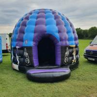 China Portable Inflatable LED Disco Tent Igloo 5.5x4.9x4.3m Custom Night Club Dance Floor for Event Party for sale