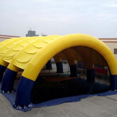 China Giant Inflatable Arched Tent for Events Exhibitions Custom Size PVC Tarpaulin 110V 220V for sale
